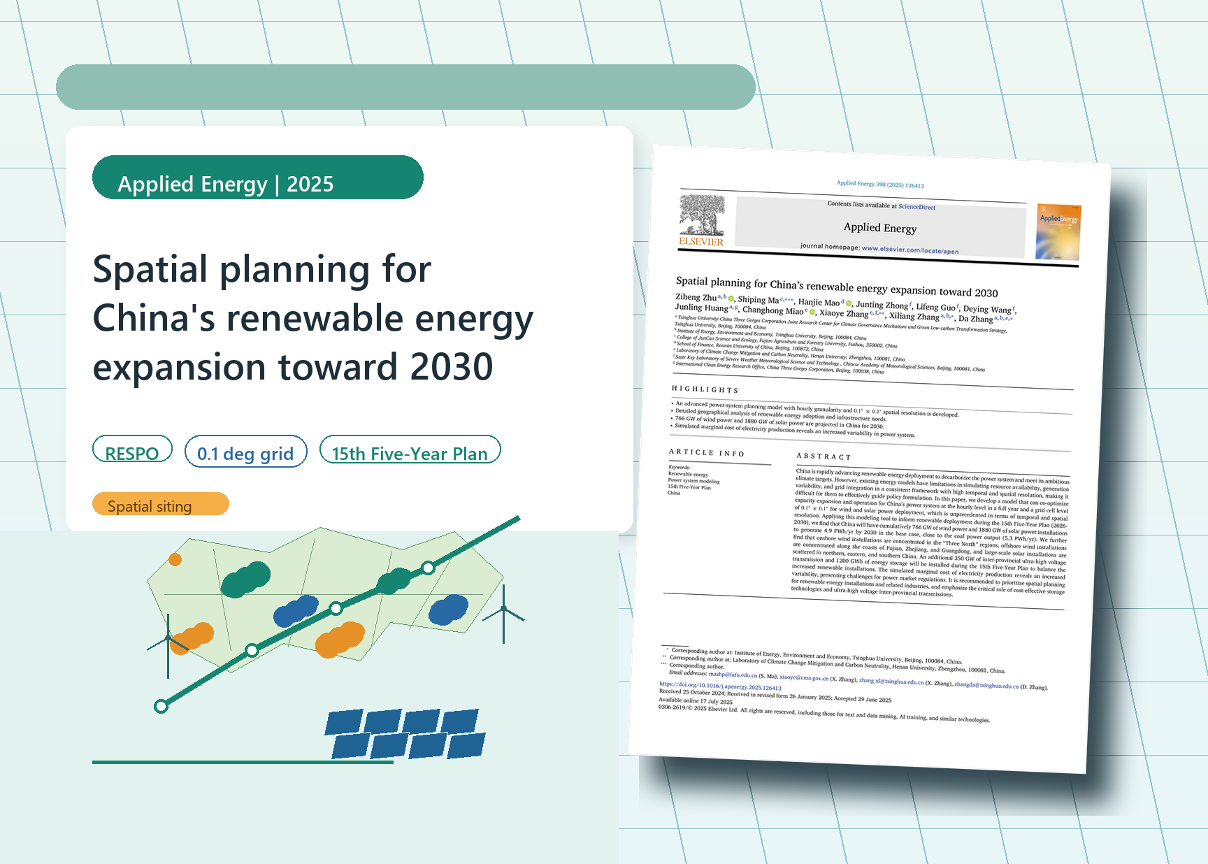 Spatial planning for China's renewable energy expansion toward 2030 ...